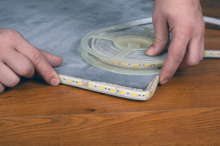How To Install LED Strip Lights Around Corners? - LampHQ